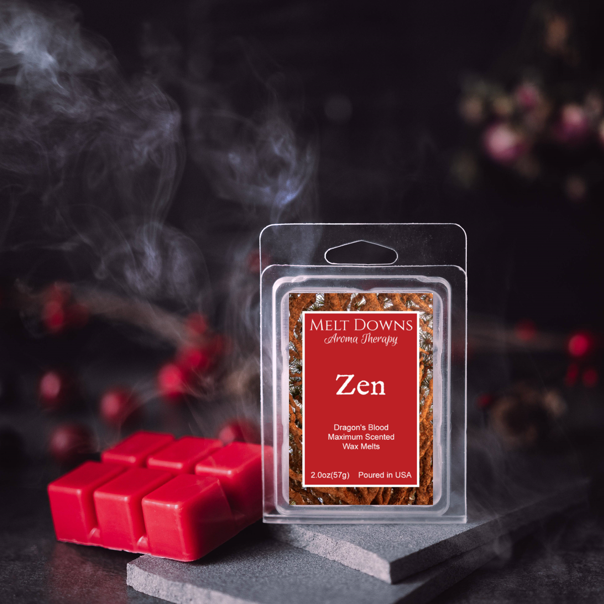 Zen - Maximum Scented Wax Melt - Dragon's Blood – Melt Downs